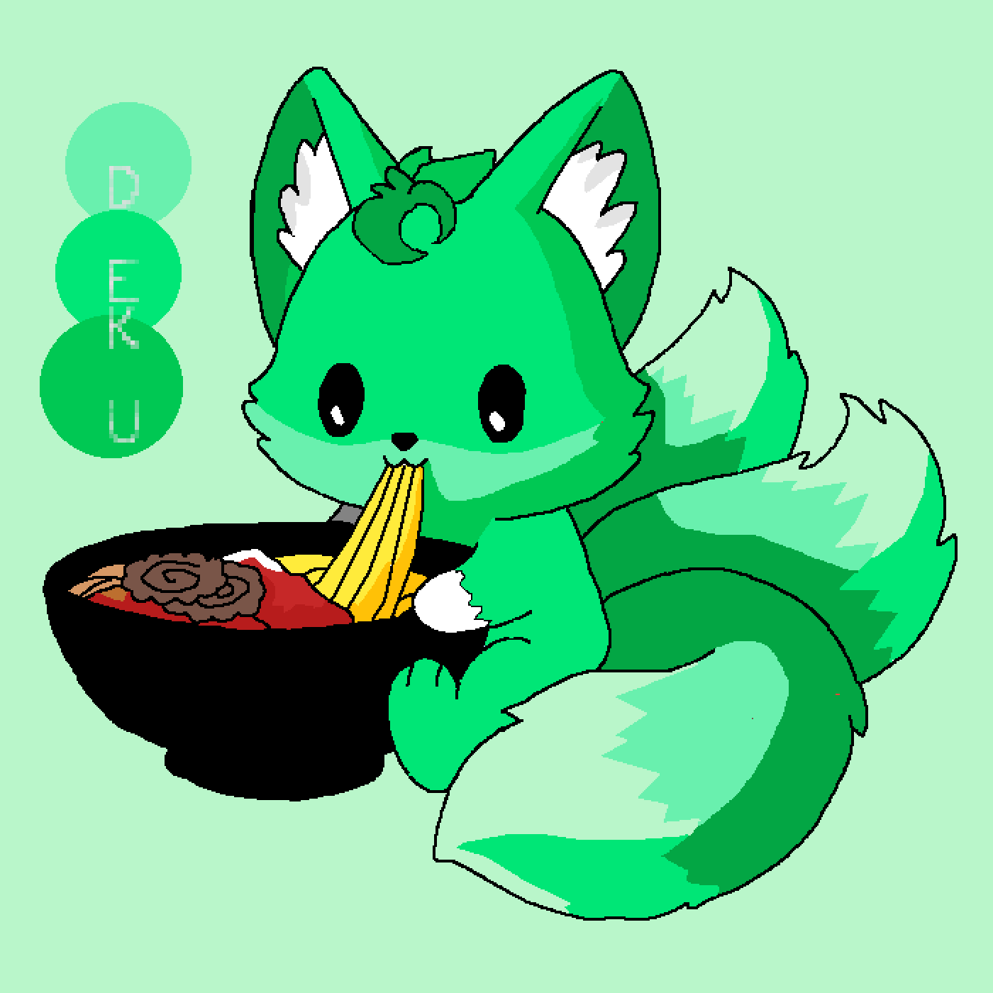 Editing little furry deku - Free online pixel art drawing tool - Pixilart