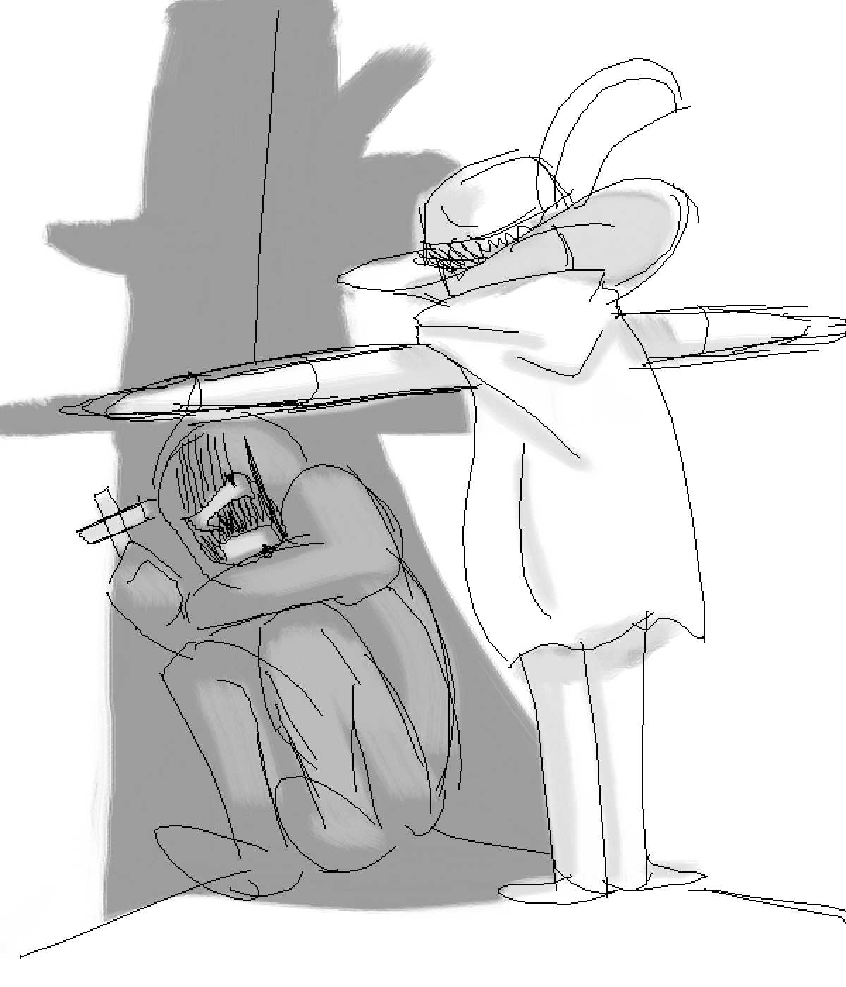 Pixilart - Assert Dominance by SkeletonFred