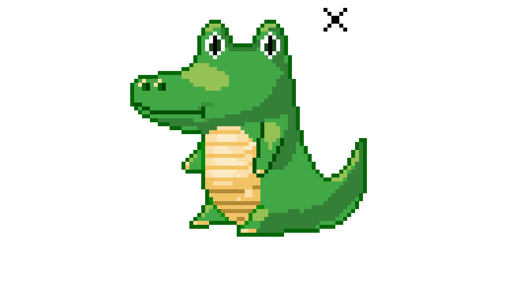 Pixilart - Gif gator by Iamatree