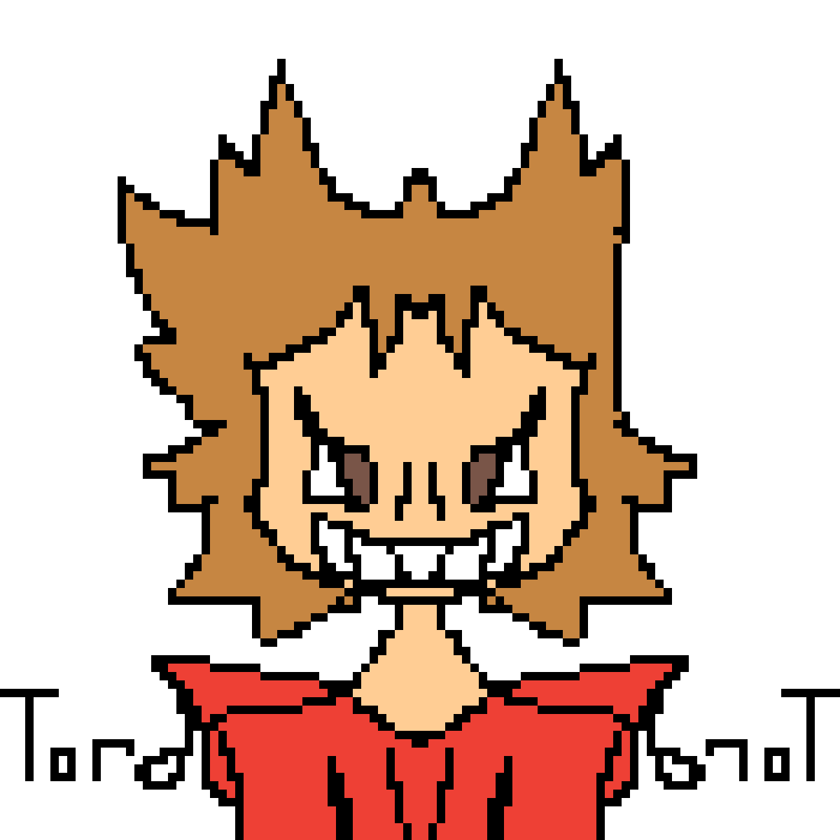 Editing Evil Tord (From eddsworld) - Free online pixel art drawing tool ...