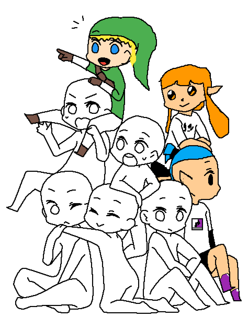 Editing add a game character - Free online pixel art drawing tool ...