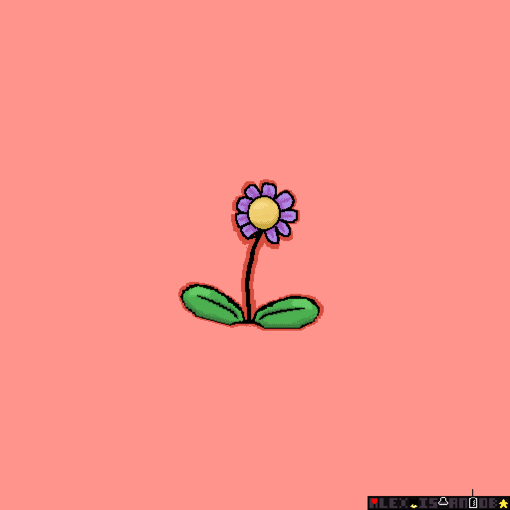 Pixilart - Rainbow Flower by Alex-is-a-Noob