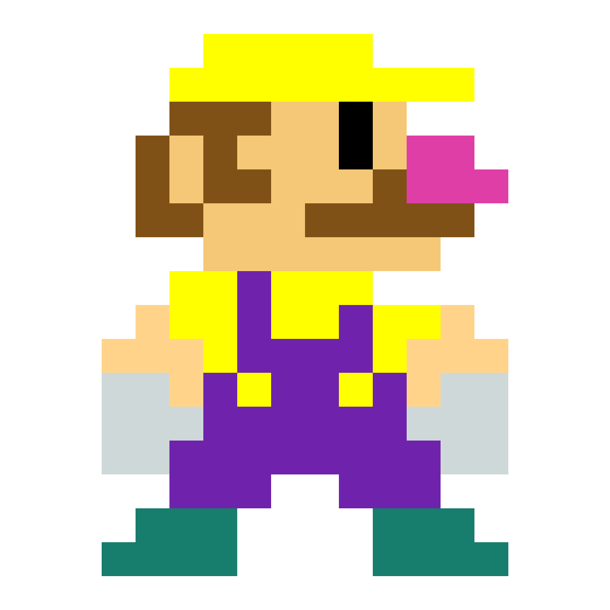 Editing Wario - Free online pixel art drawing tool - Pixilart