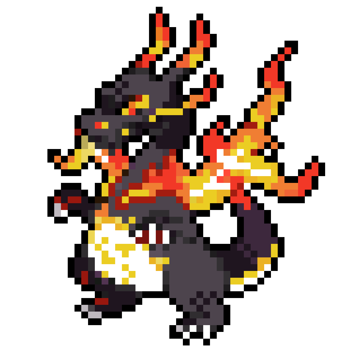 Pixilart - Shiny Charizard by Eshcr133274