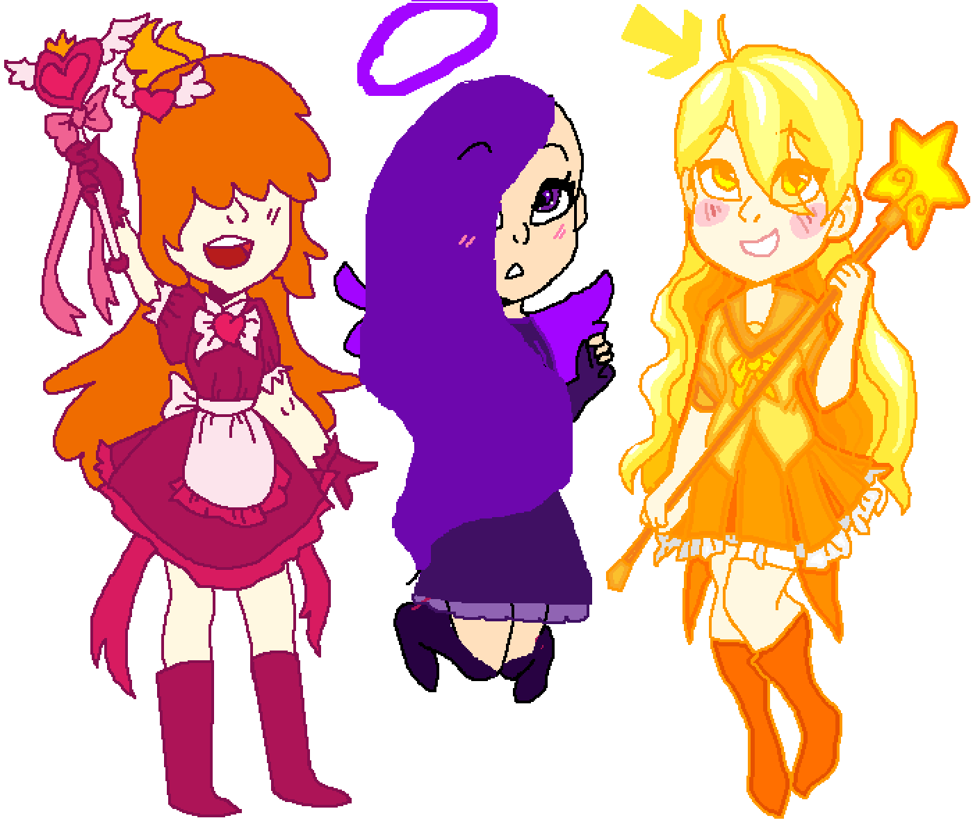 Pixilart - THE POWER GIRLS! by Molly-May