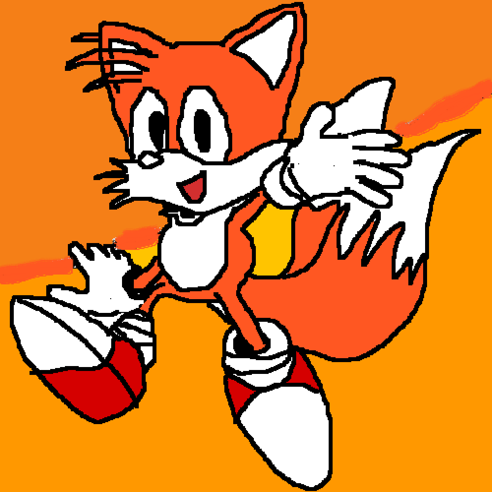 Editing Classic Tails - Free online pixel art drawing tool - Pixilart