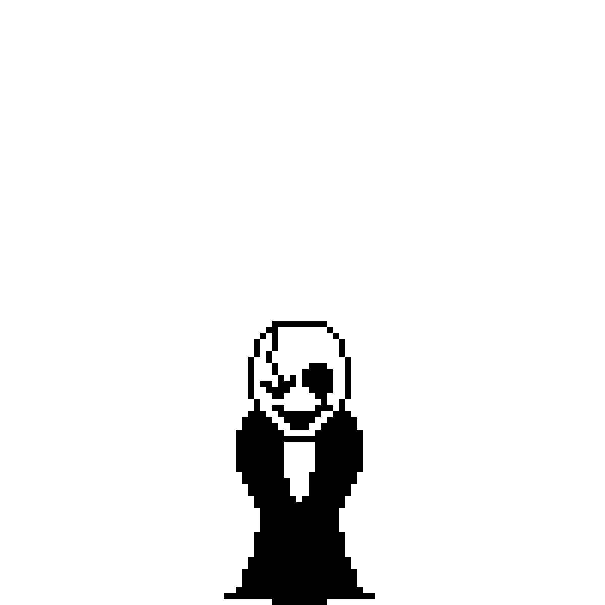 Pixilart - gaster OW sprite by ink-man