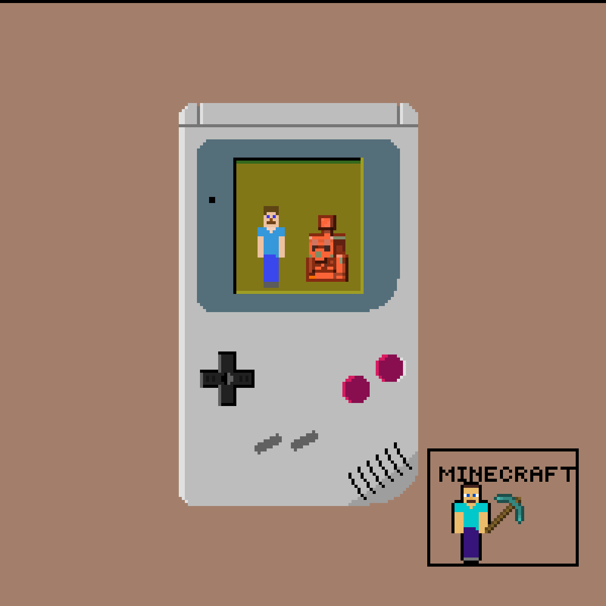 Pixilart - Minecraft On Gameboy by RyanGamingYT