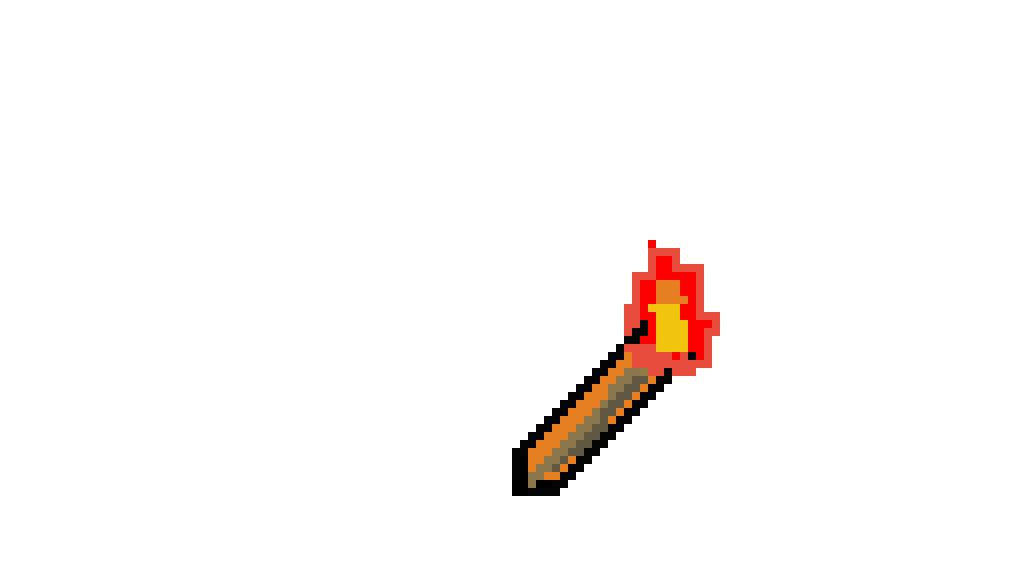 Terraria Torch Red