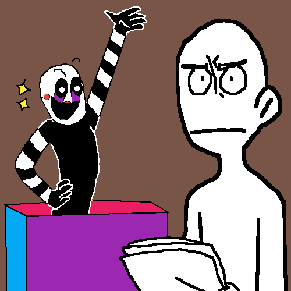 Edición fnaf puppet - Herramienta gratuita de dibujo en línea de pixel ...