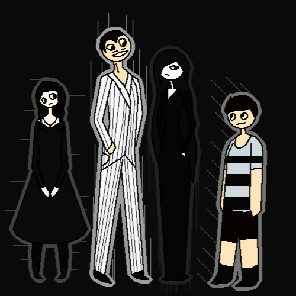 Draw The Addams Family Contest - Pixilart