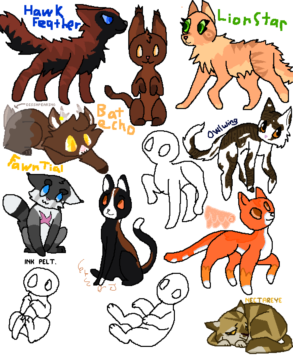 Editing Cat Colab - Free online pixel art drawing tool - Pixilart