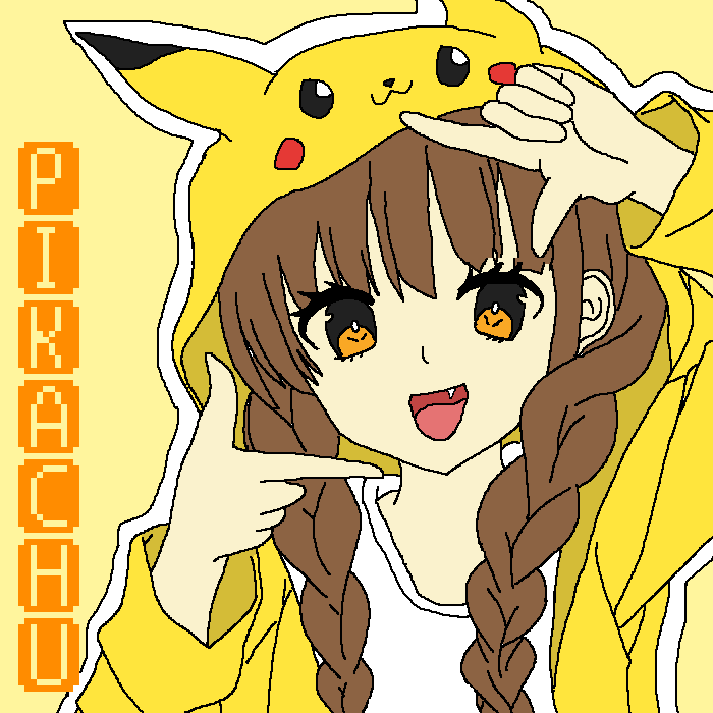 Editing Pikachu - Free online pixel art drawing tool - Pixilart