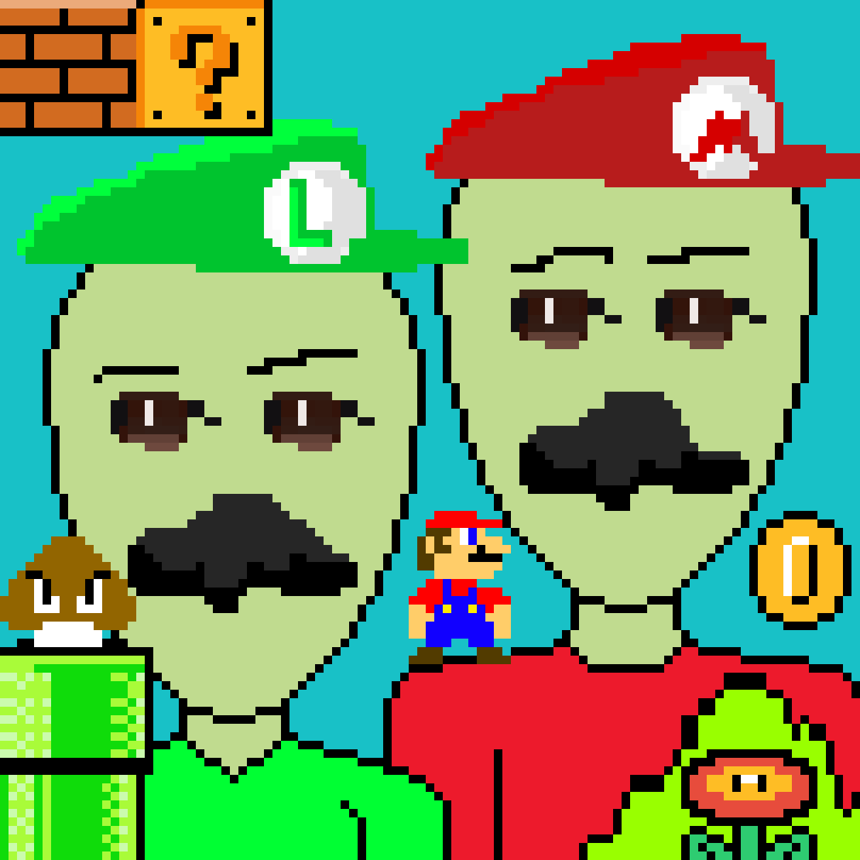 Editing MARIO - Free online pixel art drawing tool - Pixilart