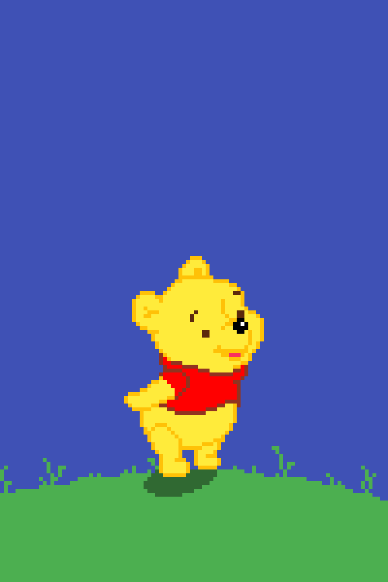 Editing pooh - Free online pixel art drawing tool - Pixilart
