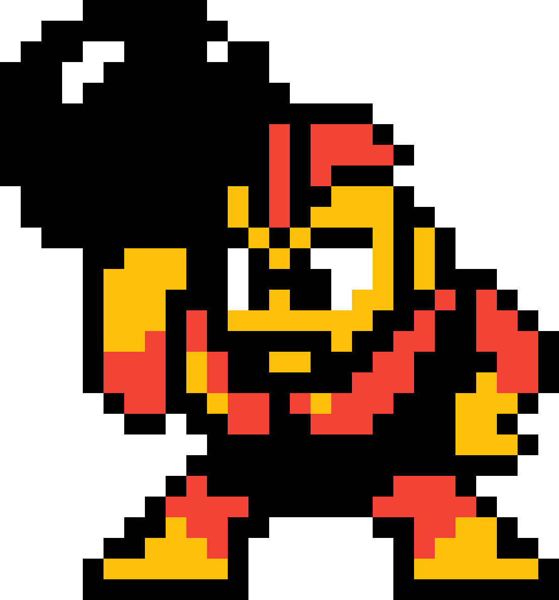 Pixilart - Mega Man boss :Bomb man by Tick-the-bot