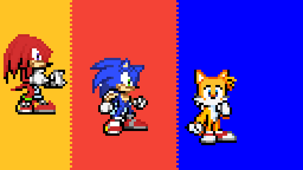 Pixilart - team sonic!!!! by thepetstar