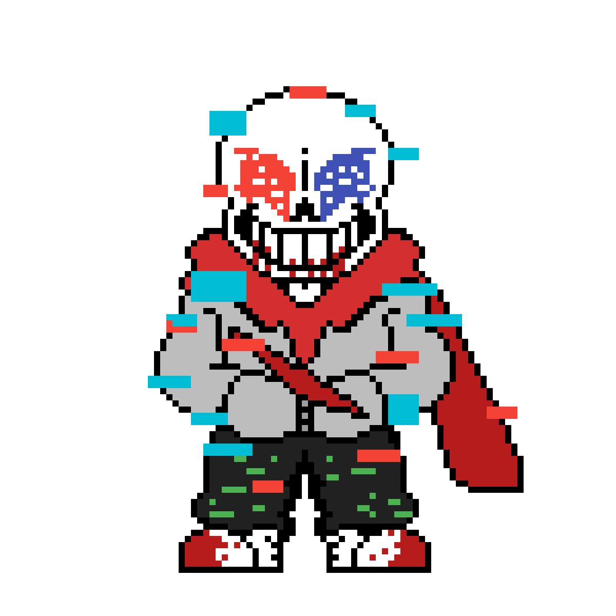 Pixilart - Fatal Error Sans by Abysstale1253