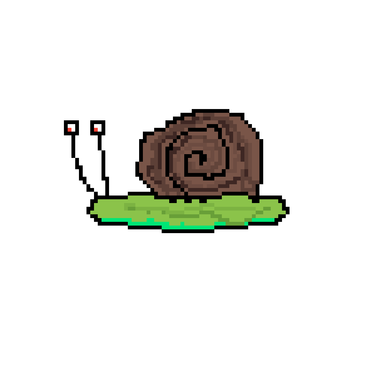 Pixilart - snail by seancard