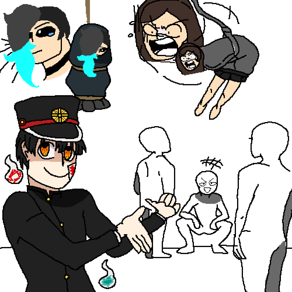 Editing Hanako kun lazy - Free online pixel art drawing tool - Pixilart