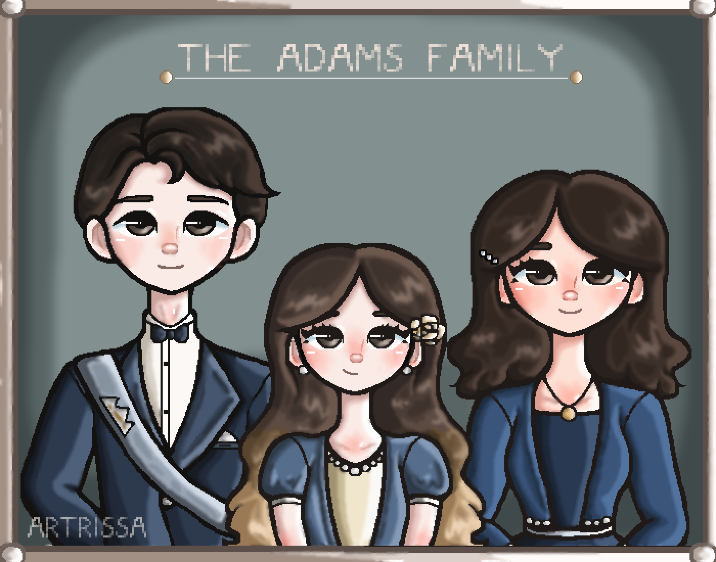 Pixilart - The Adams Family by ArtRissa