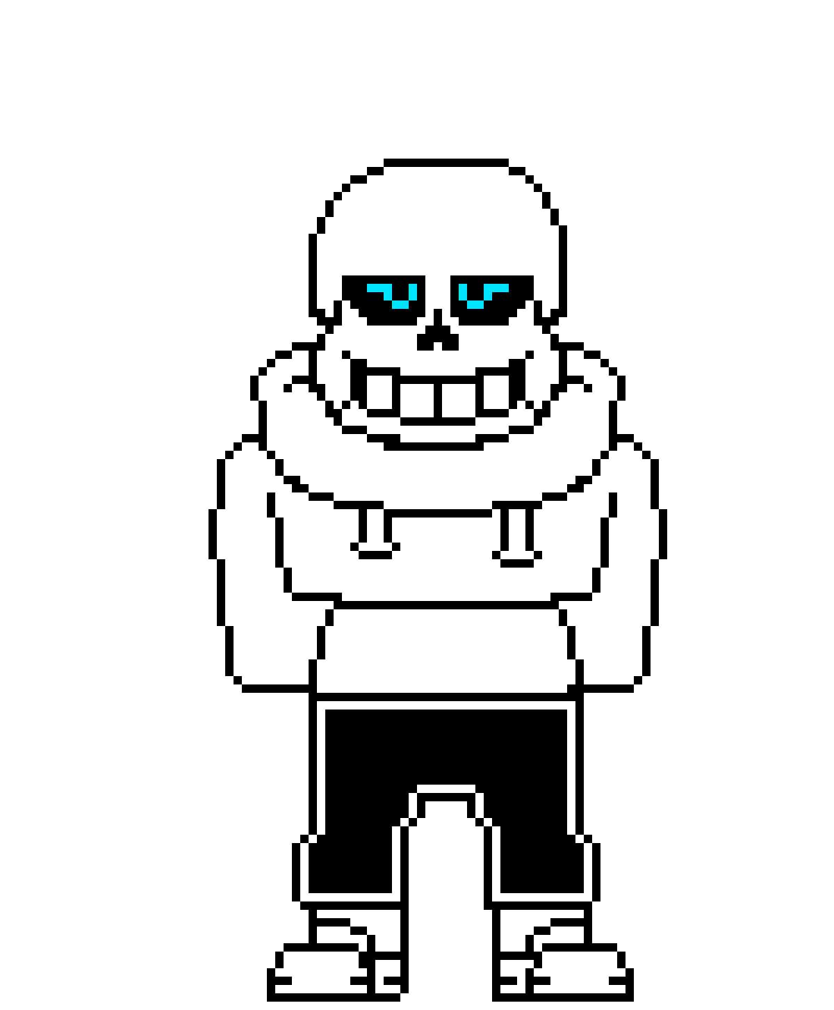 Pixilart - SS Sans Base my take by TheBullOld