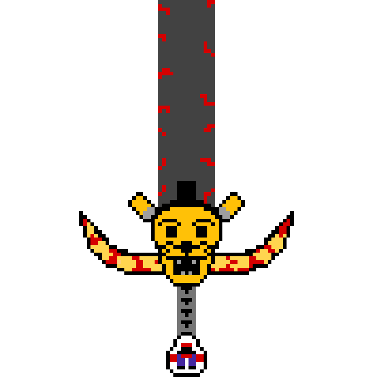 Editing The Animatronic's Bane - Free online pixel art drawing tool ...