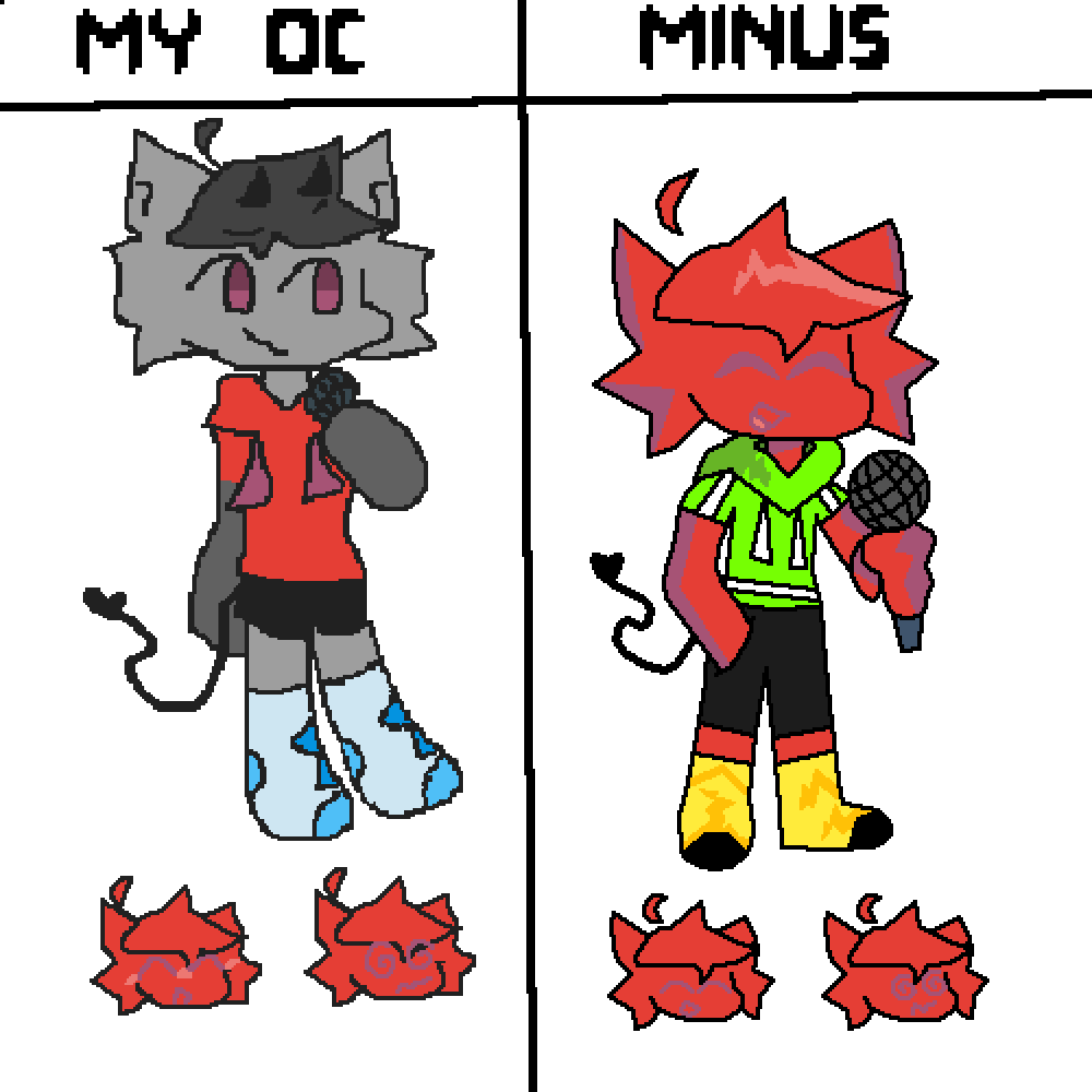 Pixilart - FNF Minus OC Collab by DnXWwAjRaZ3ohoM