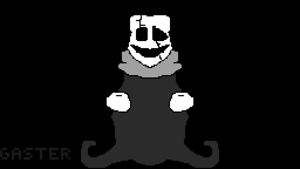 Pixilart - Gaster Sprite by TacitYapper9