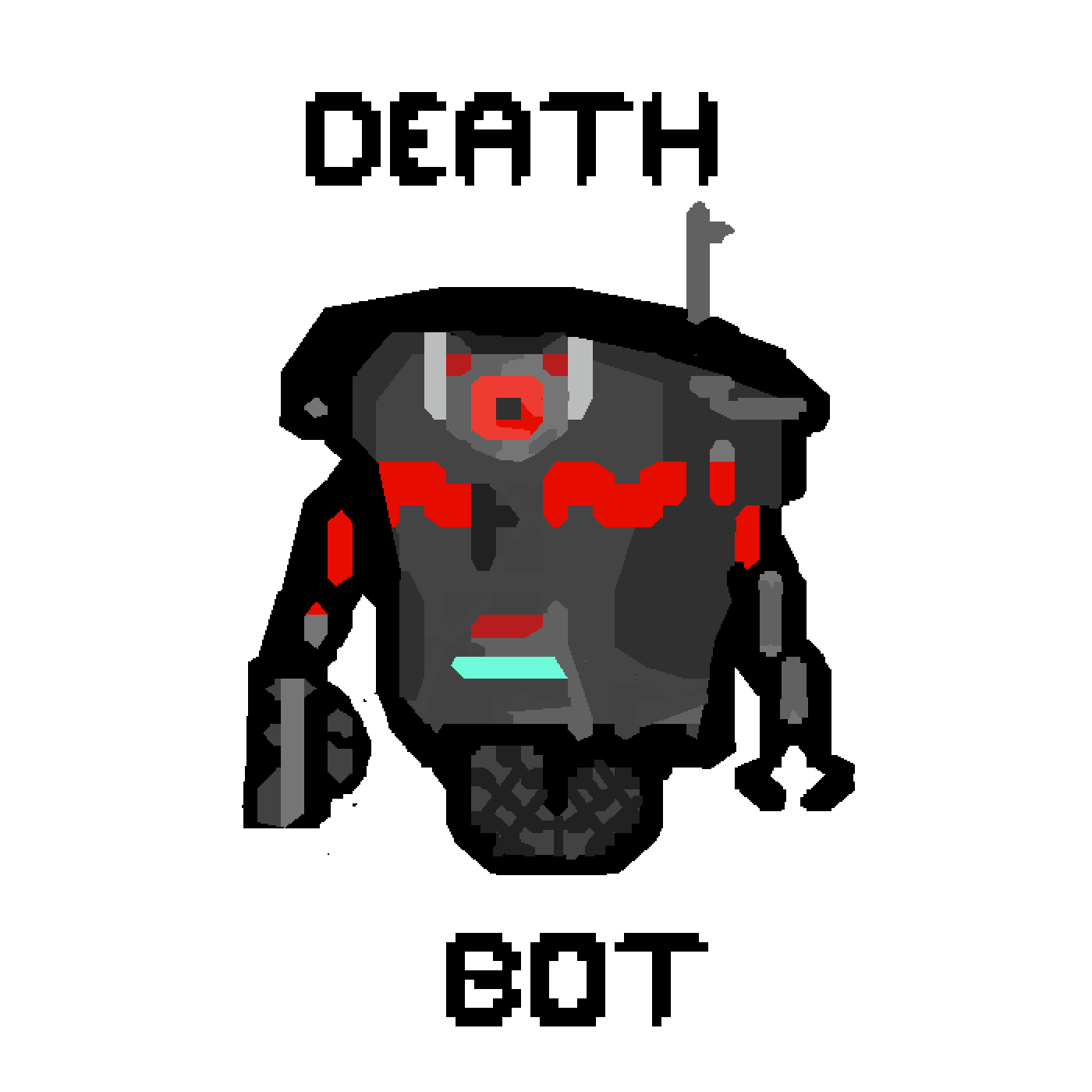 Pixilart - Death bot by Kentono