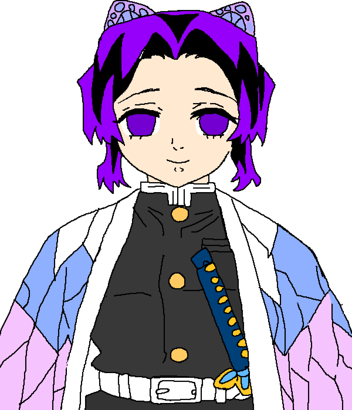 Editing Shinobu Kochou - Free online pixel art drawing tool - Pixilart