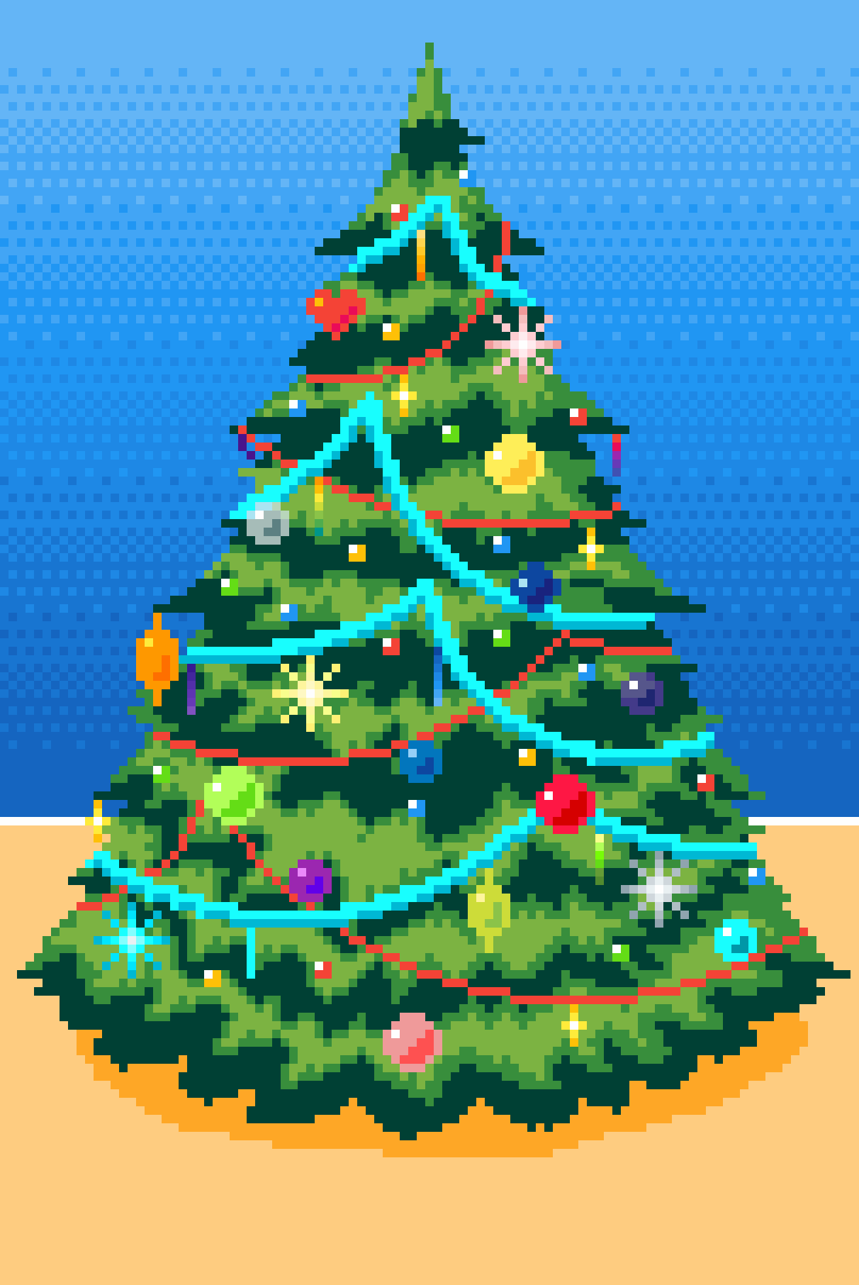 Pixilart - christmas tree by alinpyrus