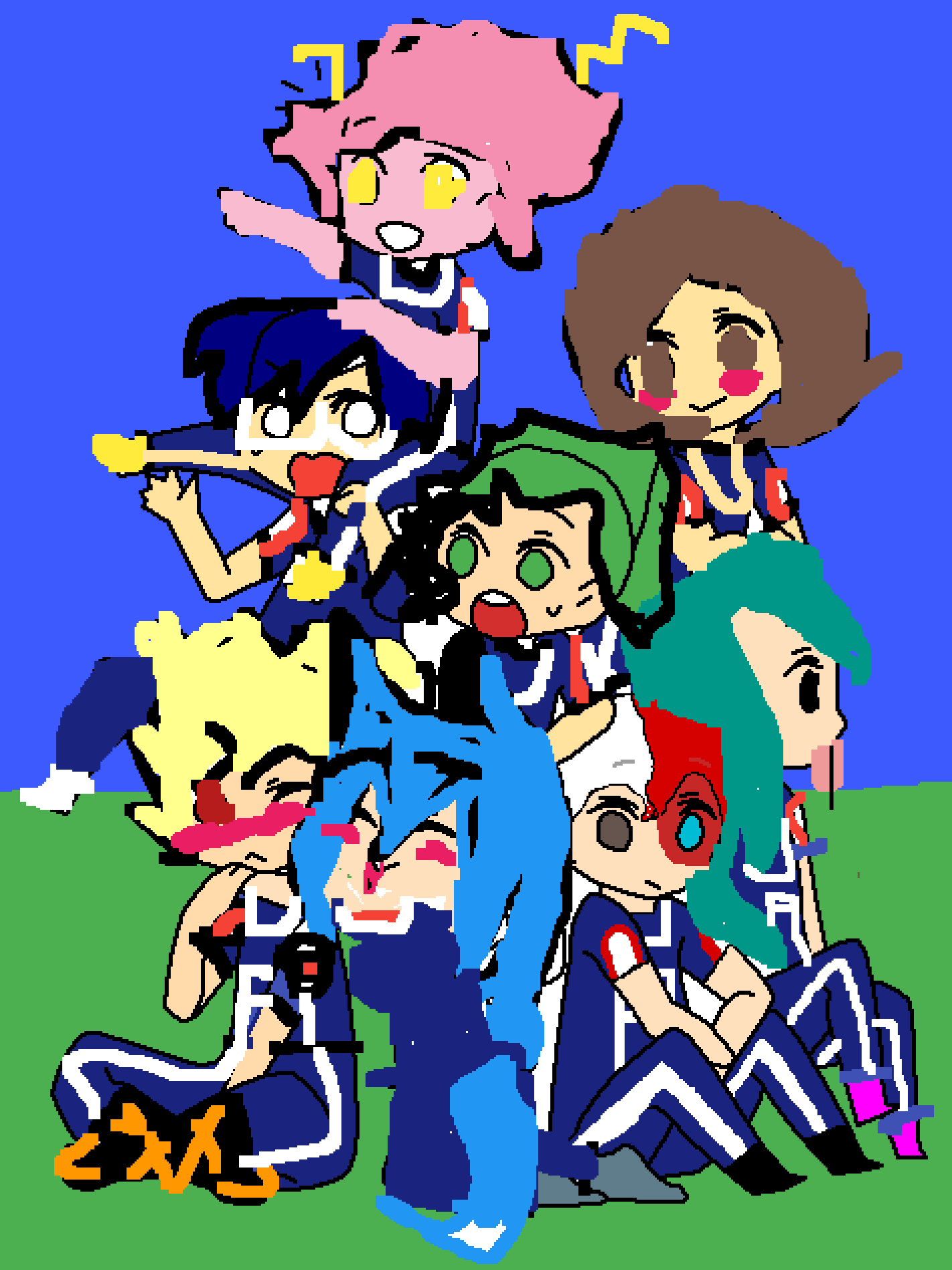 Editing mha chain - Free online pixel art drawing tool - Pixilart