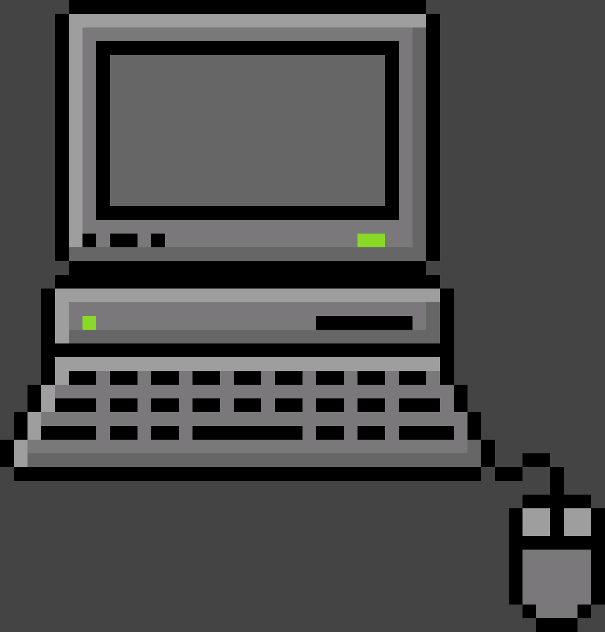 Pixilart - Old 8 bit computer set by rewind-zion