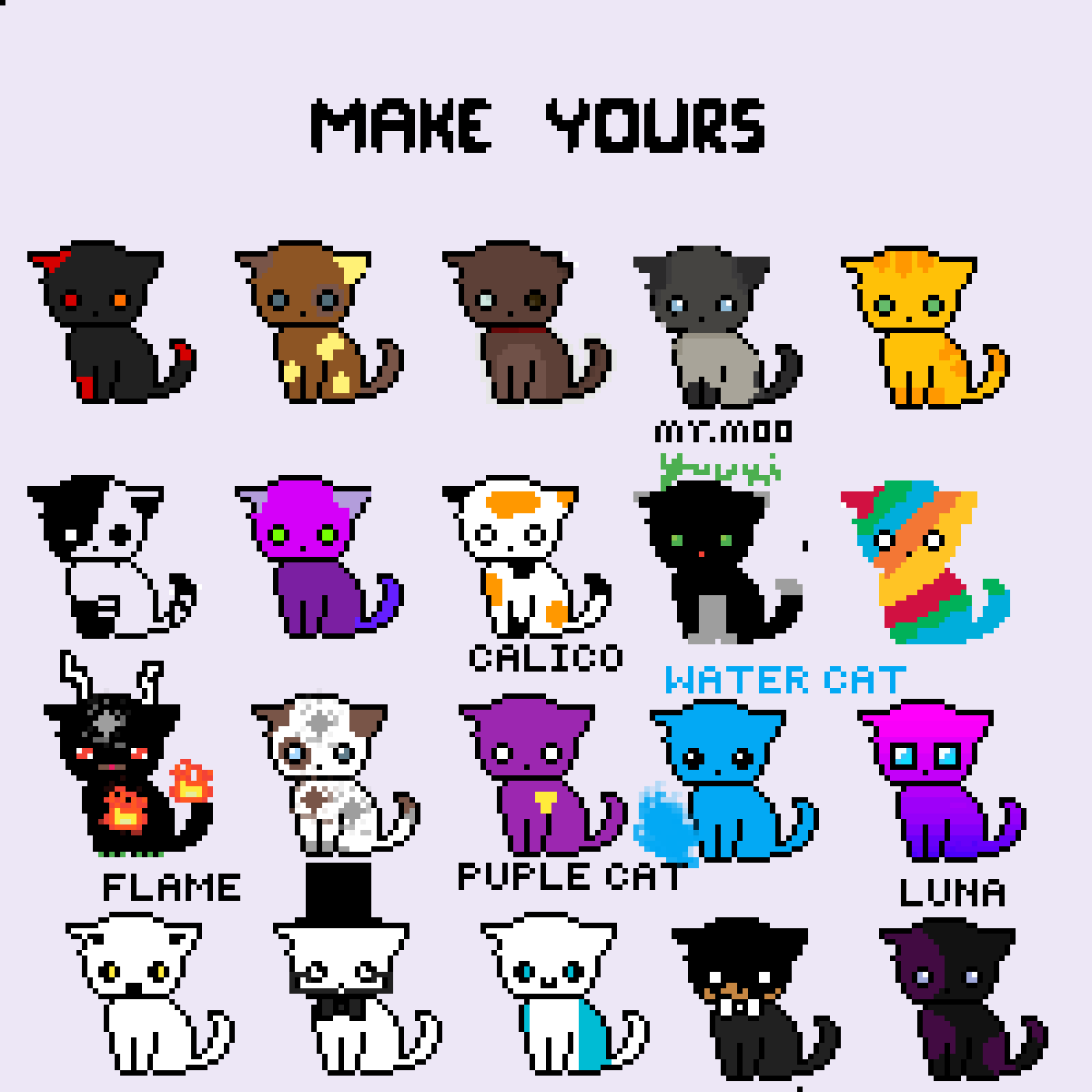 Pixilart - cats by INKSILV3R