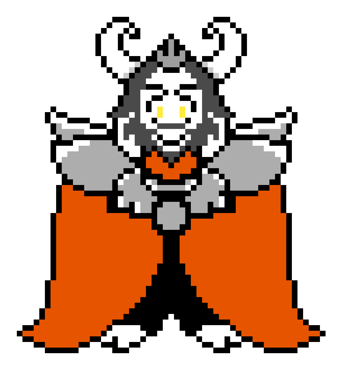 Pixilart - (Character) Broken Asgore by Immediate54