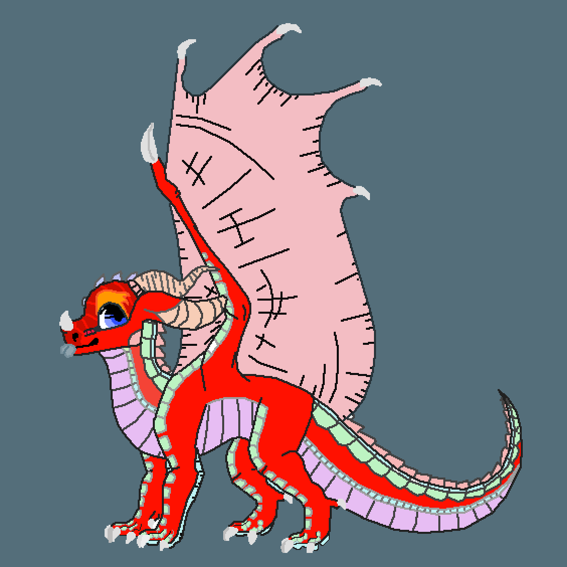 Edición red skywing - Herramienta gratuita de dibujo en línea de pixel ...