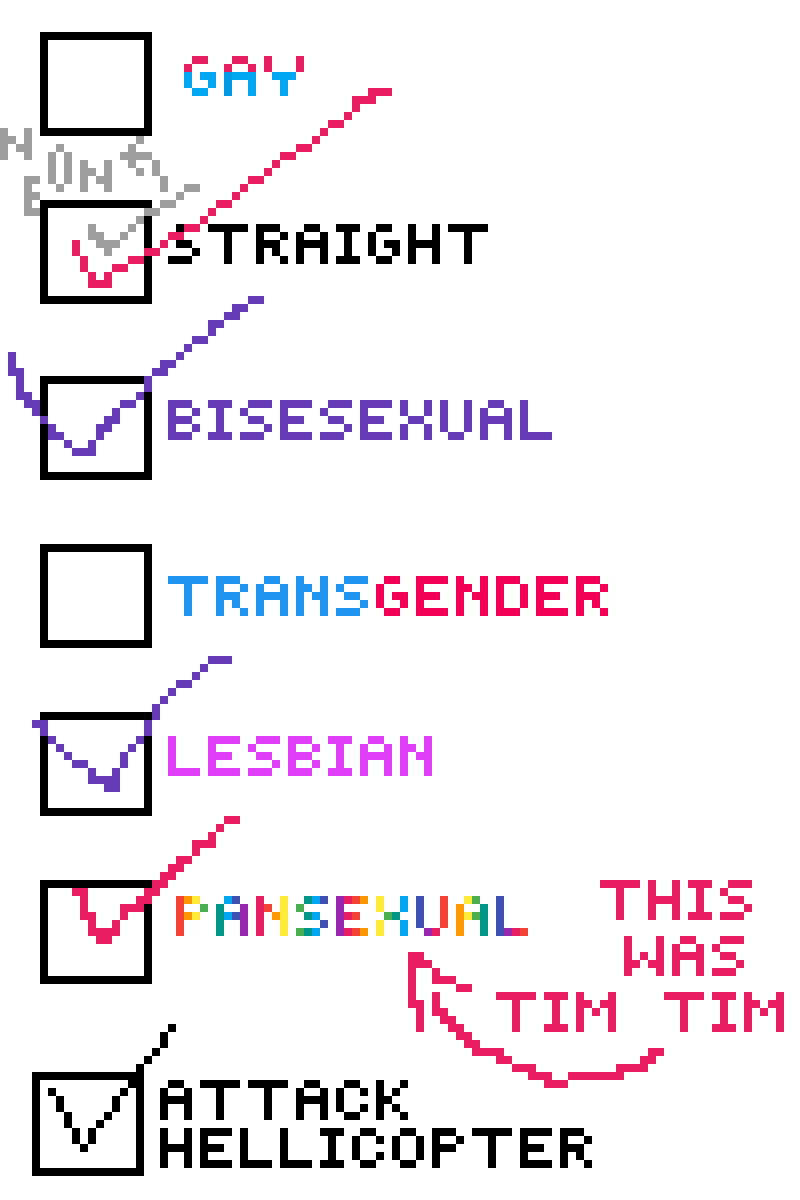 Pixilart - Lesbian CHECK (collab) by Icyangel