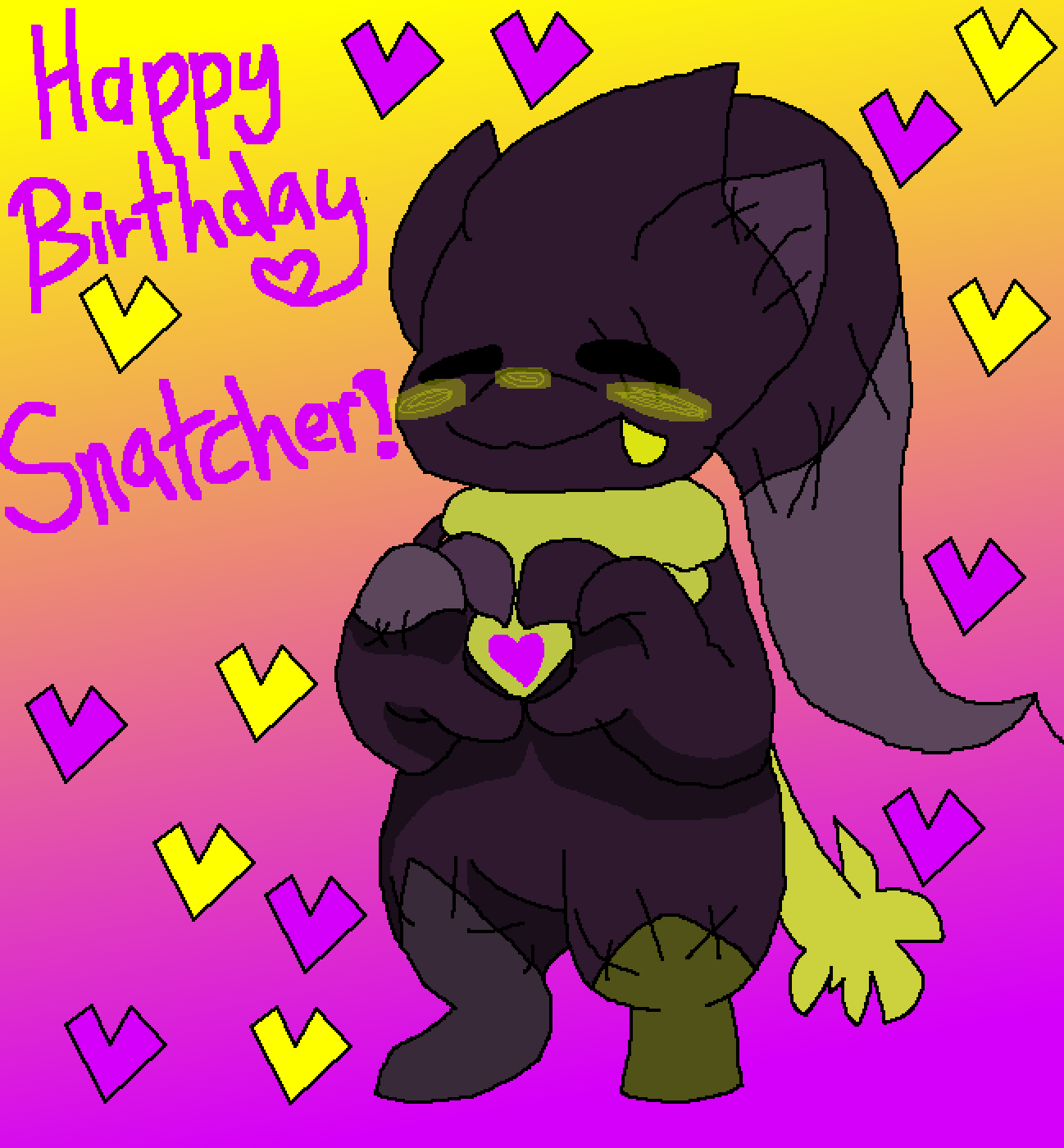 Pixilart - Happy Birthday Snatcher! by TheeNerd