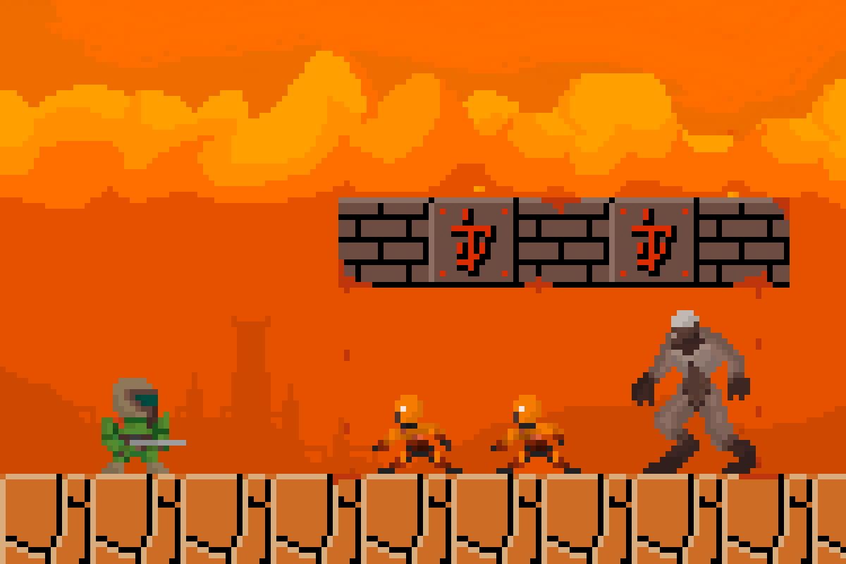 Editing 8-bit DOOM - Free online pixel art drawing tool - Pixilart