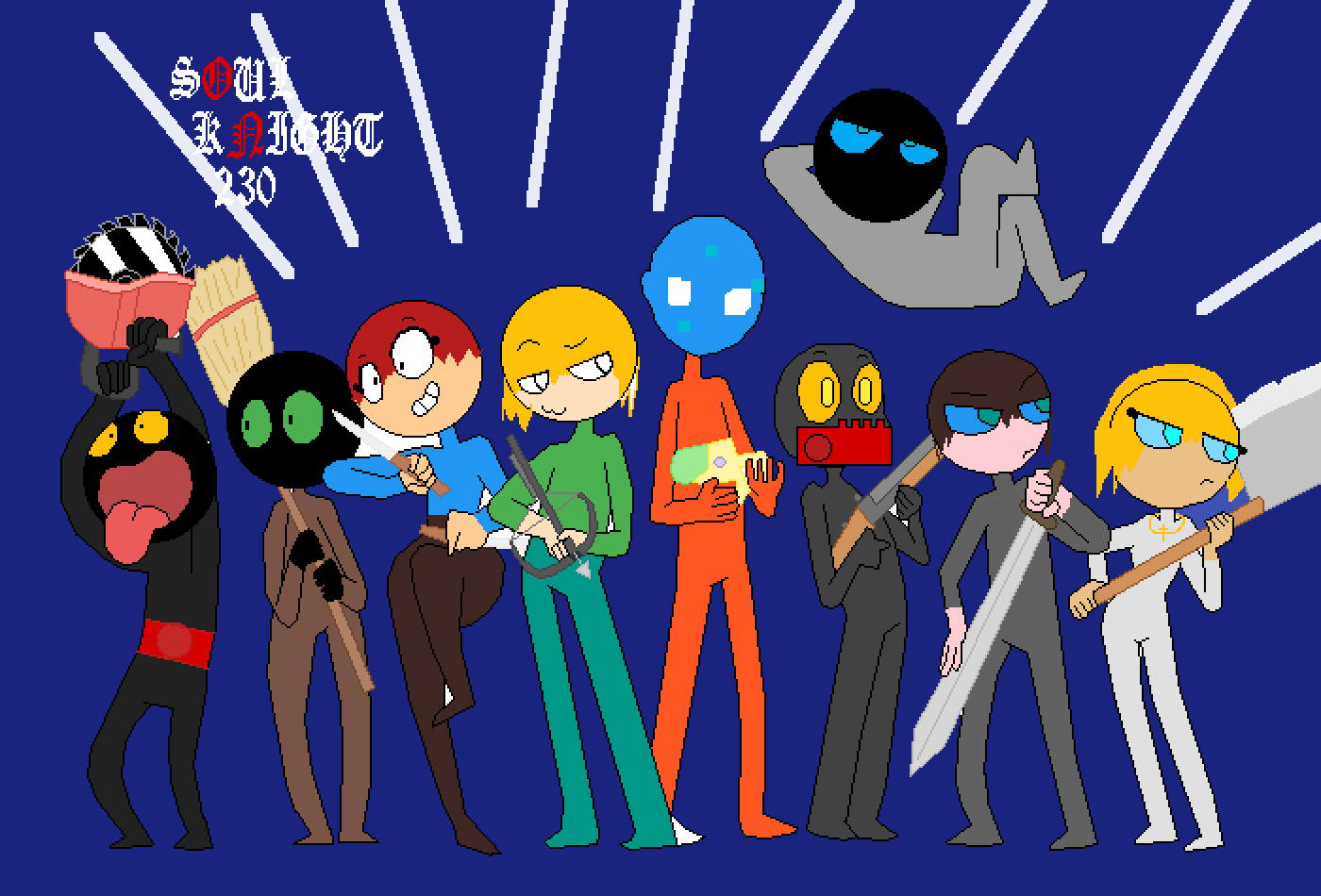 Editing SOUL KNIGHT - Free online pixel art drawing tool - Pixilart