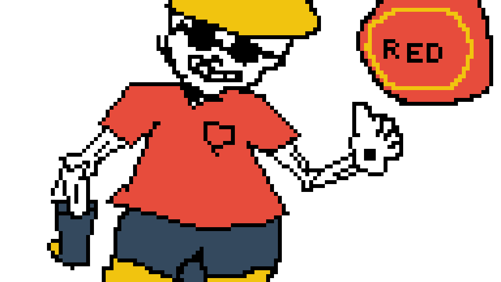 Editing Engineer Sans (Team Fortress 2) - Free online pixel art drawing ...
