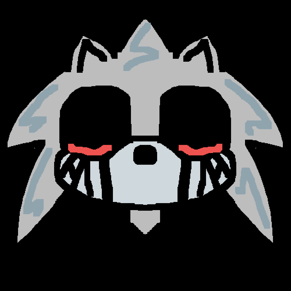 Pixilart - Monochrome sonic by LUIZWLI