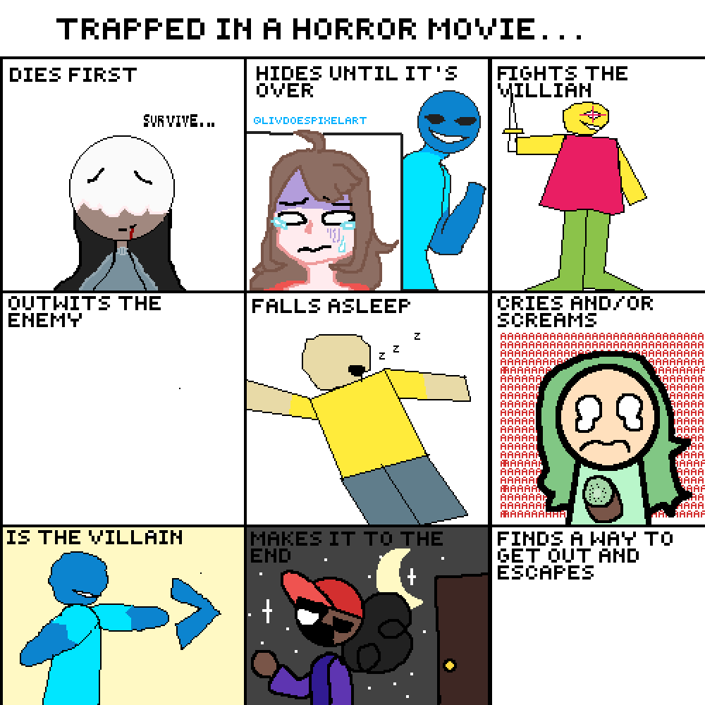 Pixilart Trapped In A Horror Movie By IsBoxed pixilart-trapped-in-a-horror-movie-by-isboxed