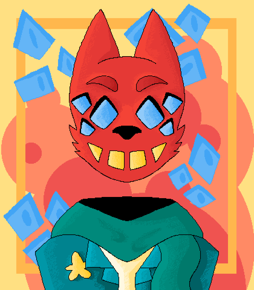 Pixilart - The Blue Eyed Beast by StarkusSeesAll