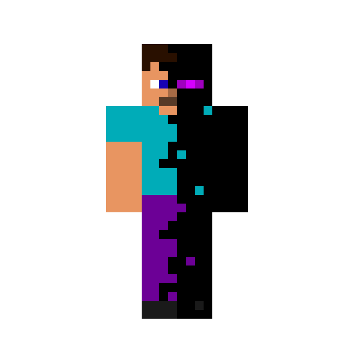 Pixilart - endersteve by changeverything