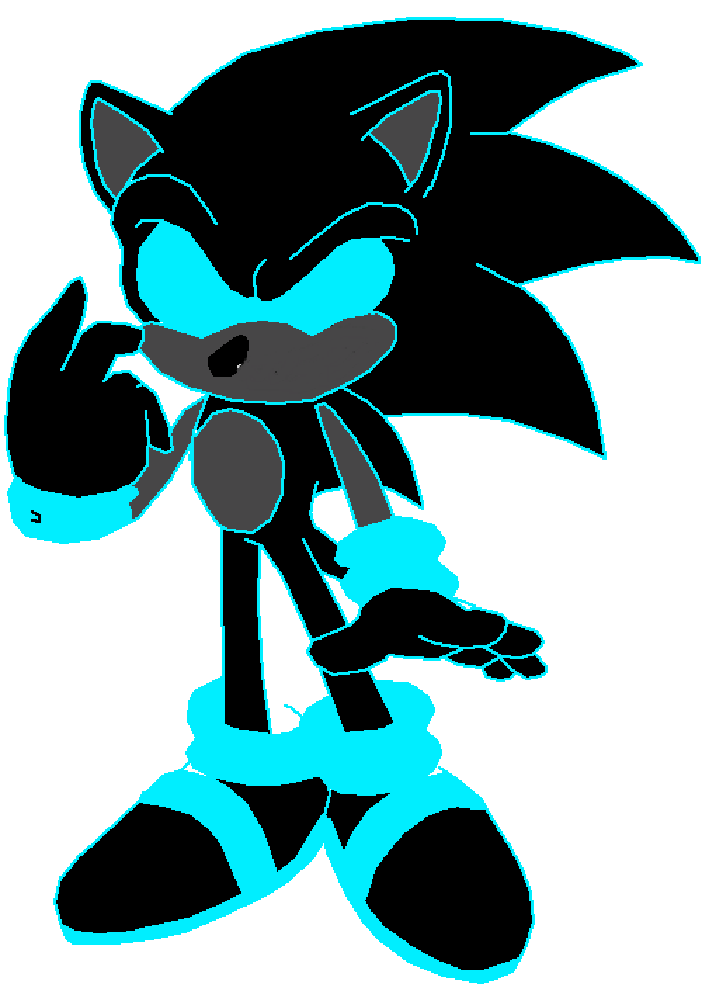 Pixilart - cyber the hedgehog by Diamondpearl