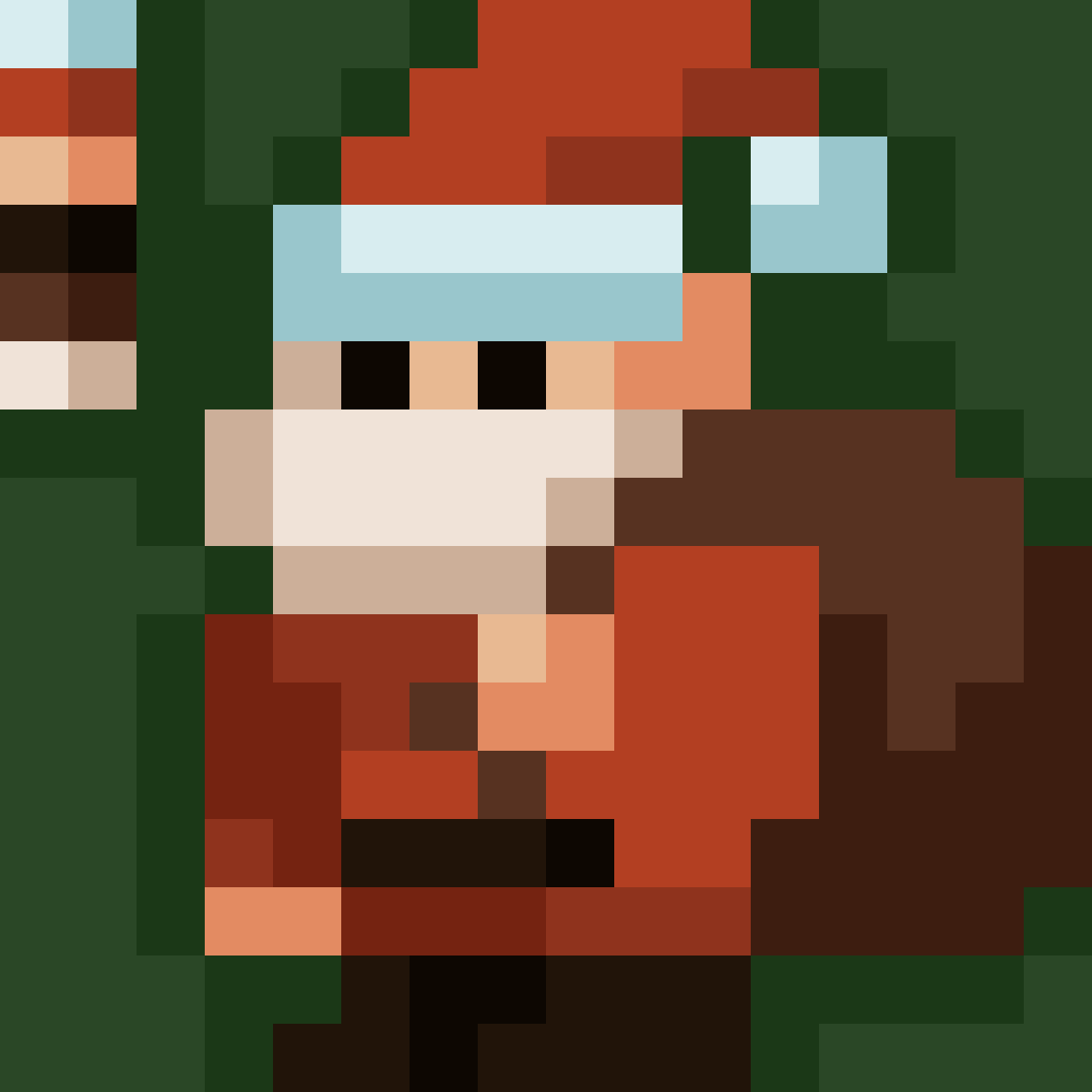 Pixilart - lil santa sprite by dizzydoes-pixel