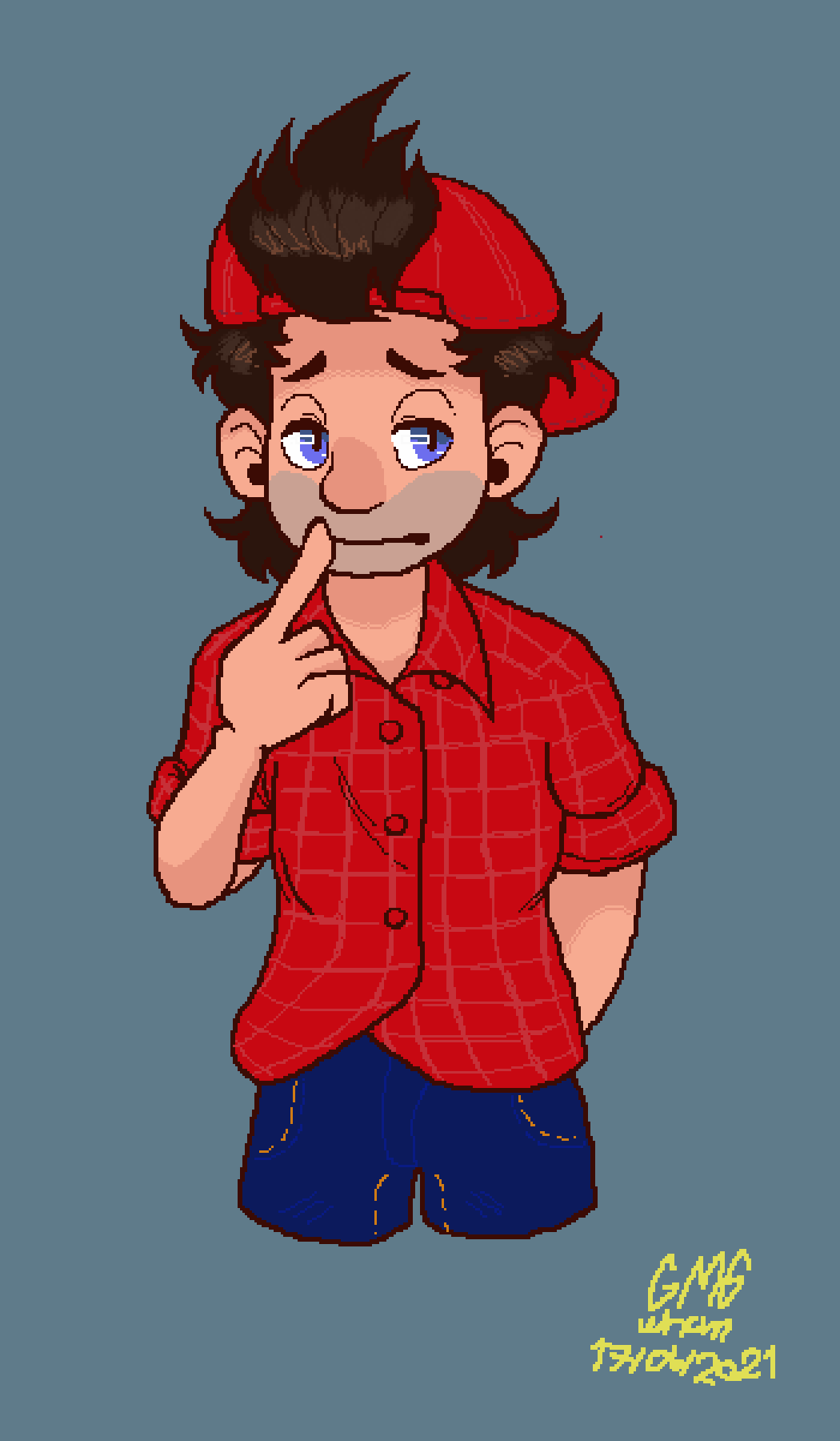 Pixilart - bill newton shhhh by FernanBrookMan