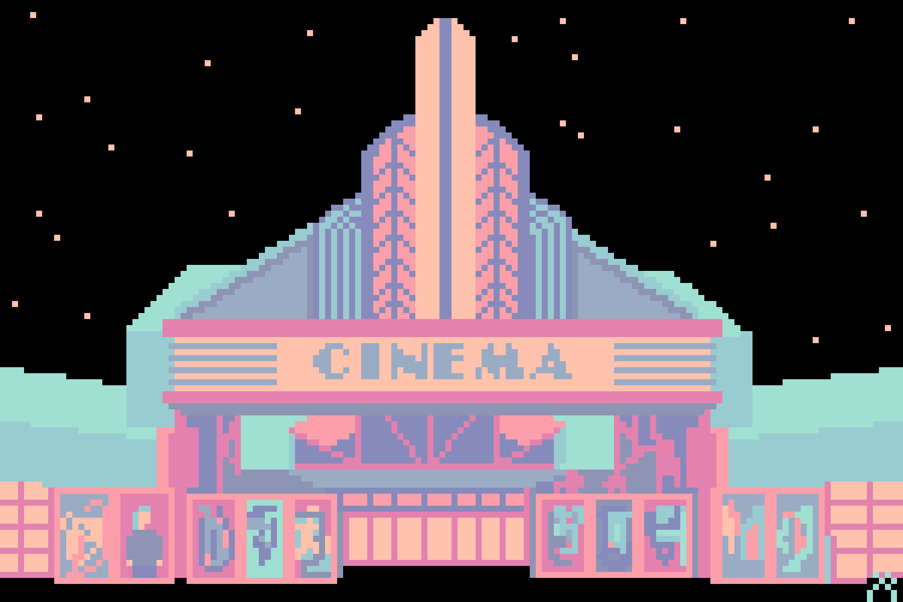 Pixilart - Theater by RubyRaven